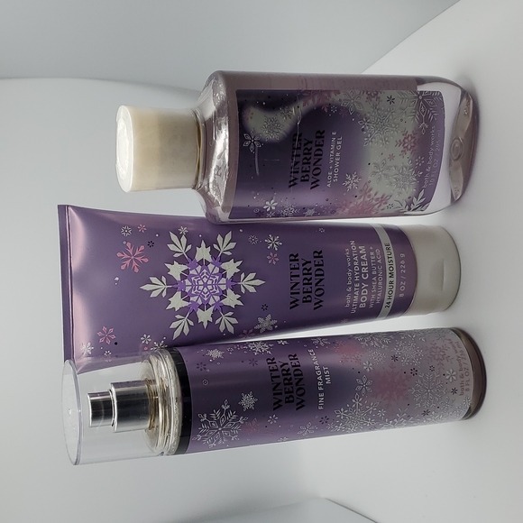 Bath & Body Works | Bath & Body | 3pc Bath Body Works Winterberry ...